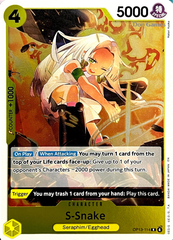 OP13-114 S-Snake Character Card – Don Games