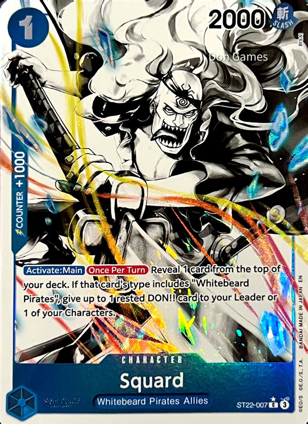 ST22-007 Squard Character Card Alternate Art – Don Games