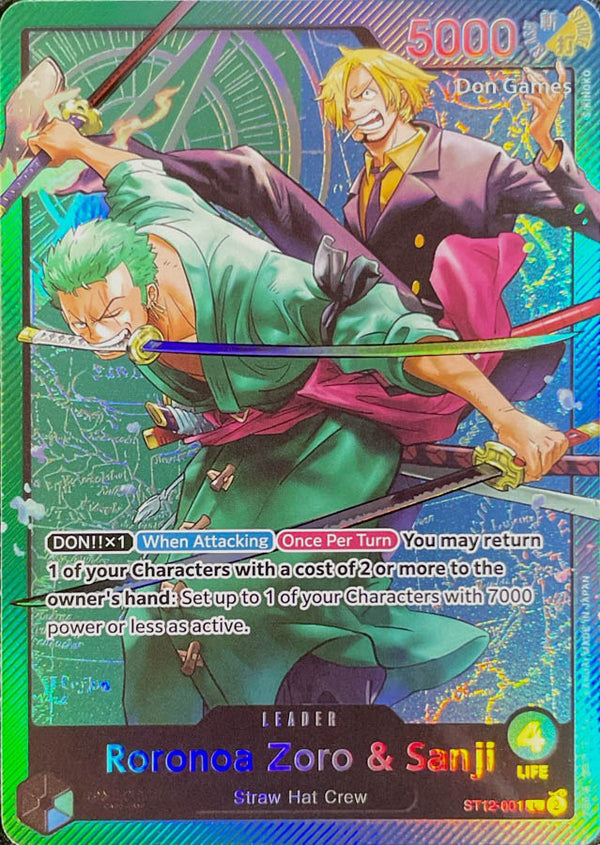 ST12-001 Roronoa Zoro & Sanji Leader Card – Don Games