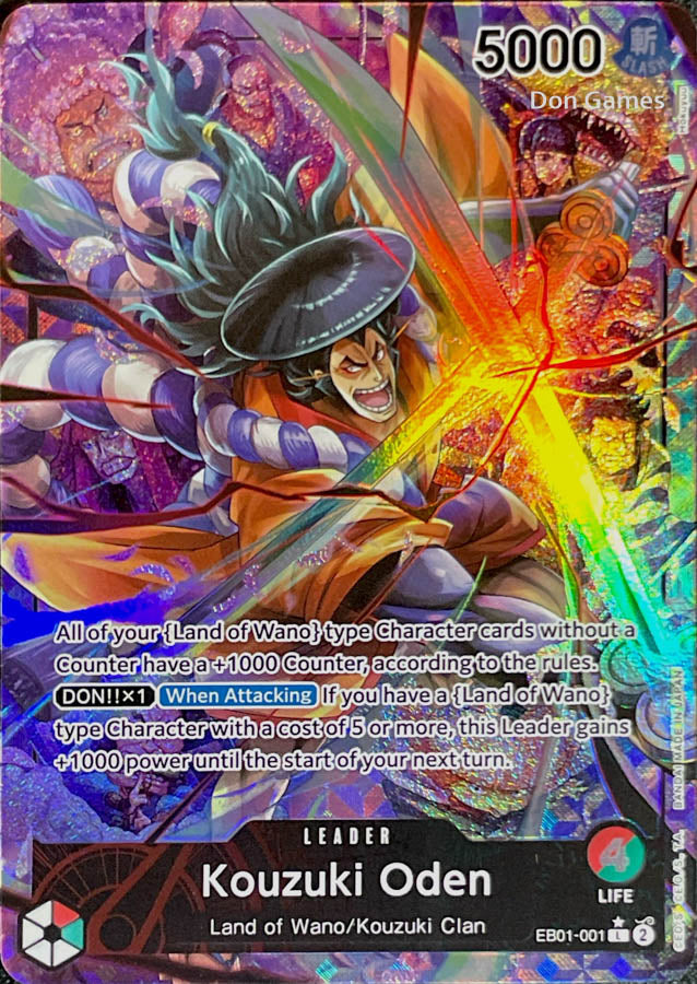 EB01-001 Kouzuki Oden Leader Card Alternate Art – Don Games