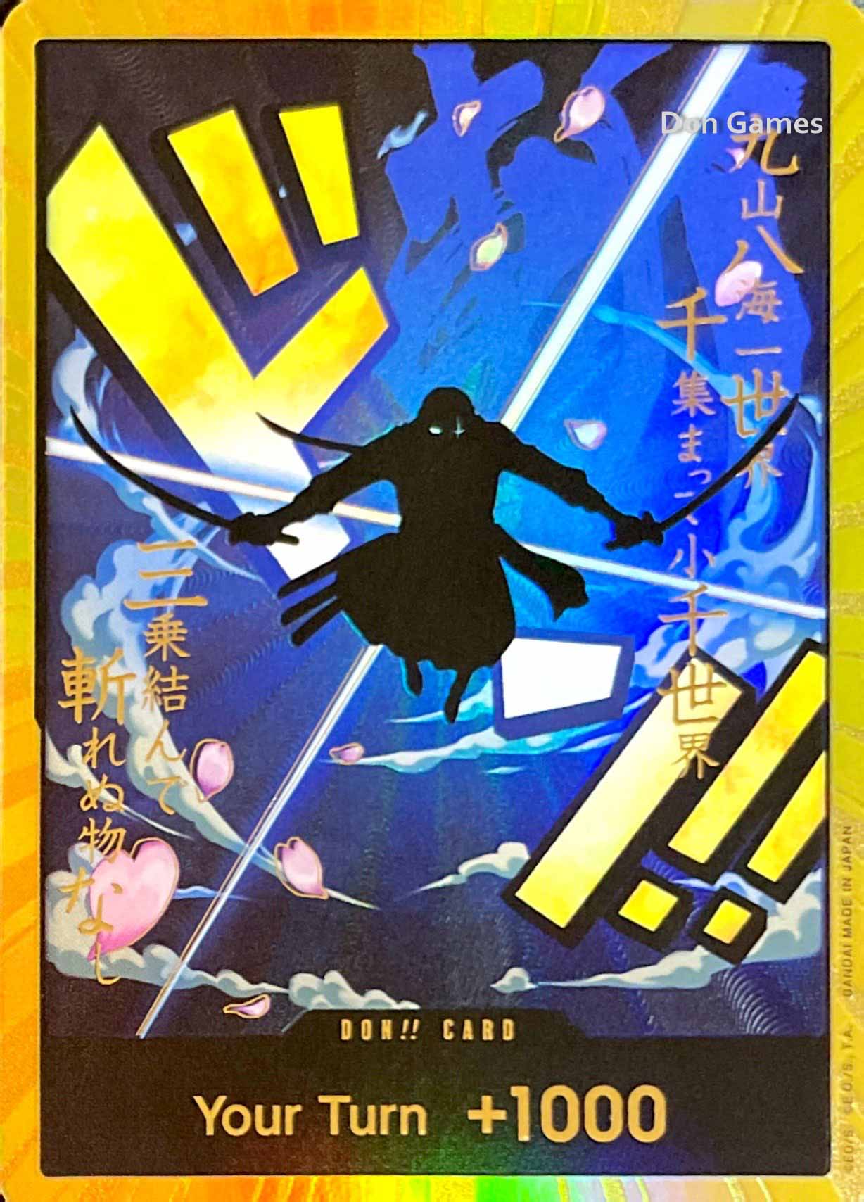 Don [PRB-01] Zoro Alternate Art Gold Foil – Don Games