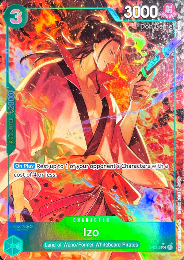 OP01-033 Izo Character Card Alternate Art (PRB-01) – Don Games