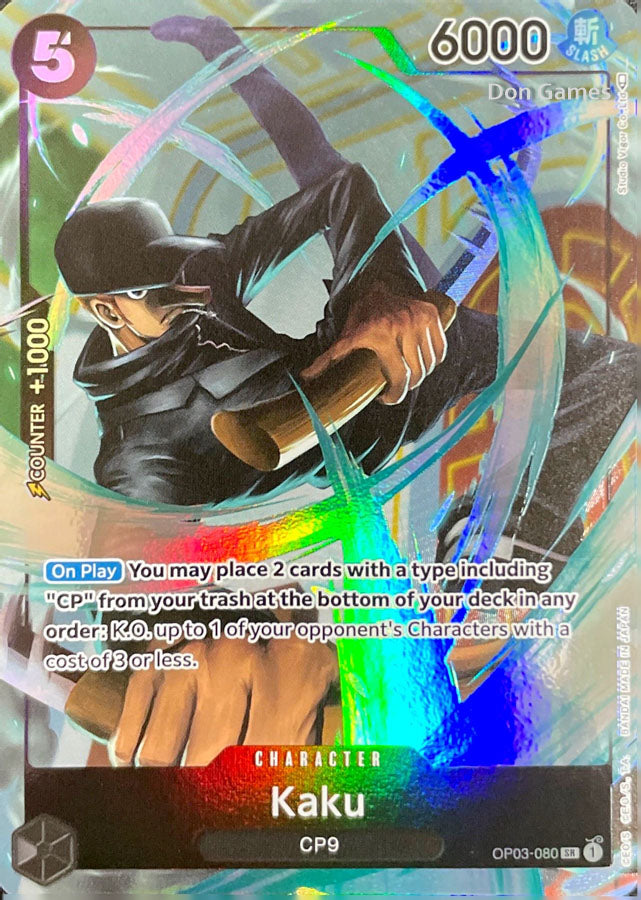OP03-080 Kaku Character Card Alternate Art – Don Games