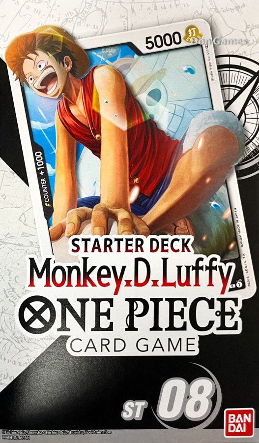 One Piece Card Game Monkey. D. Luffy (ST08) Starter Deck – Don.
