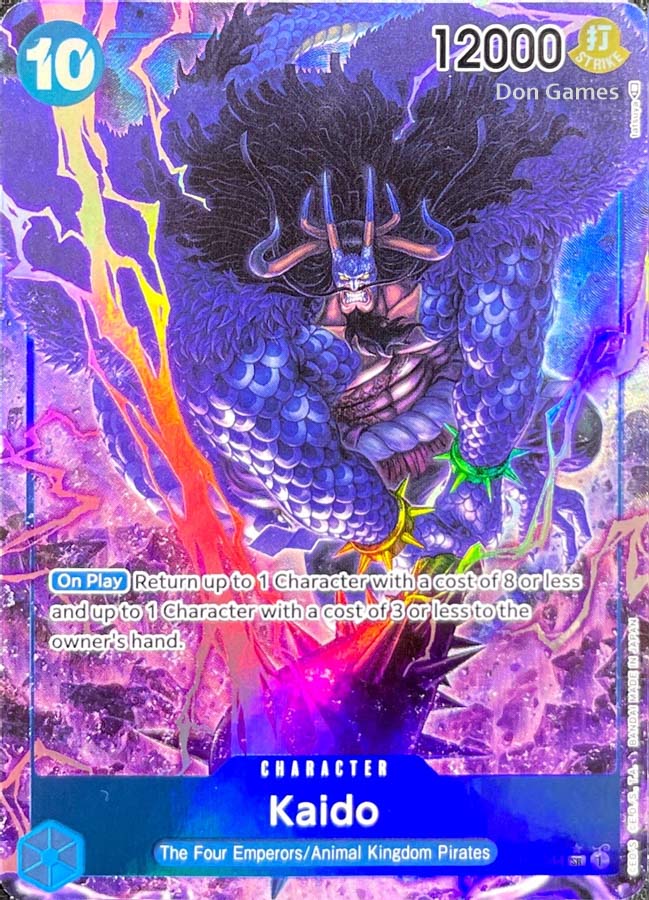OP04-044 Kaido Character Card Alternate Art – Don Games