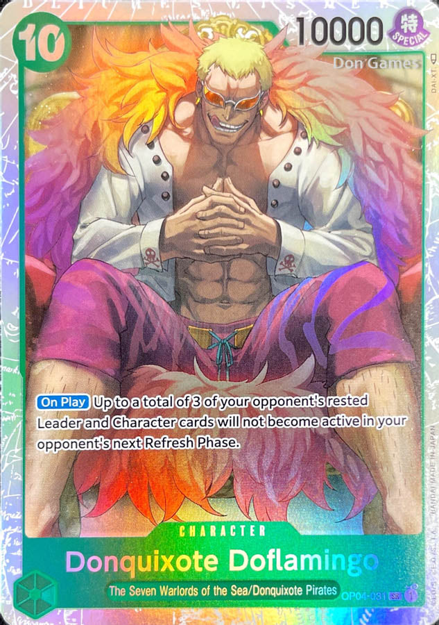 OP04-031 Donquixote Doflamingo Character Card – Don Games