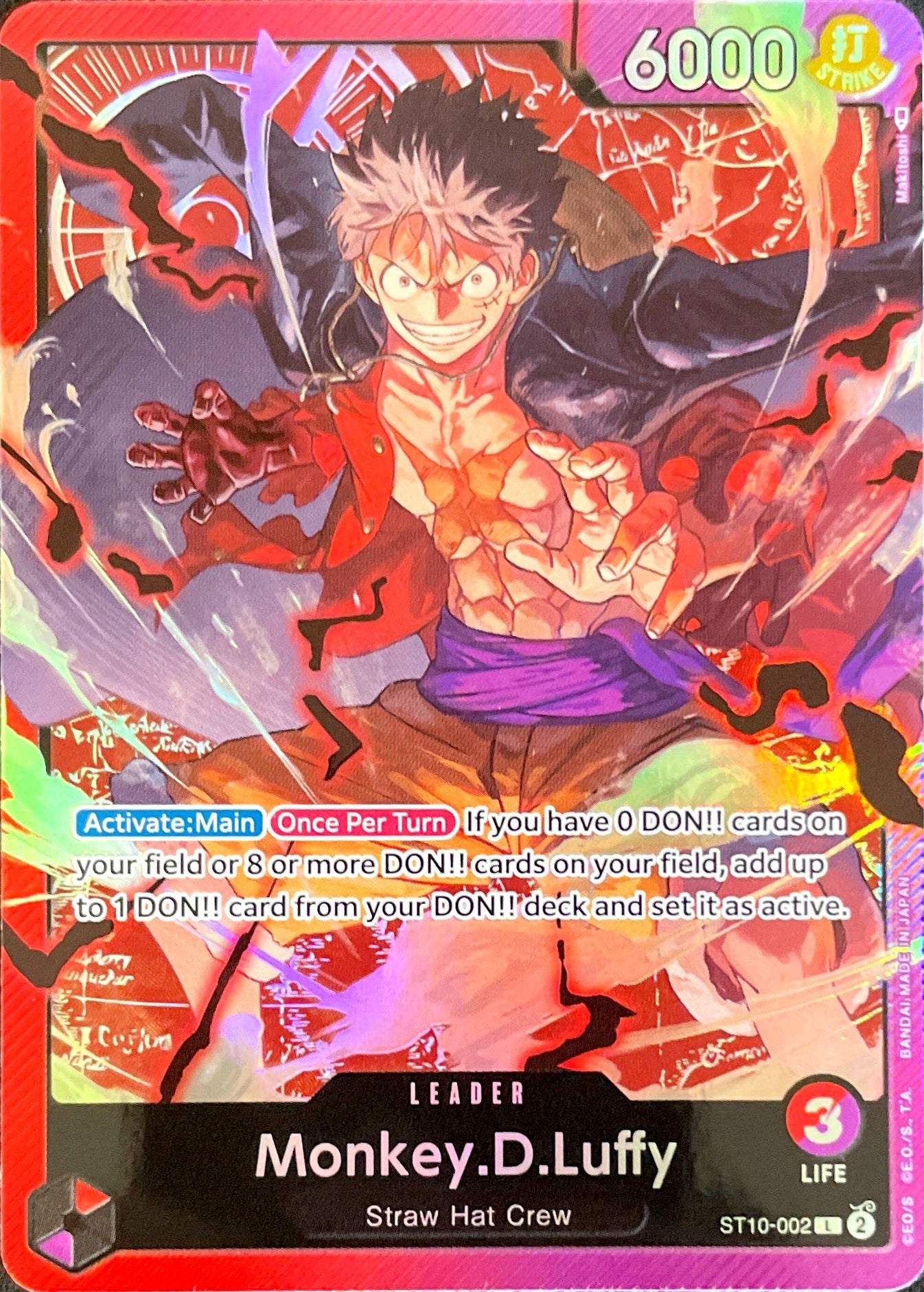 ST10-002 Monkey. D. Luffy Leader Card – Don Games