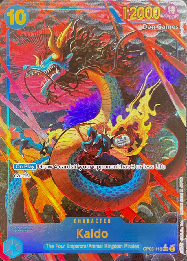 OP05-118 Kaido Character Card Alternate Art – Don Games