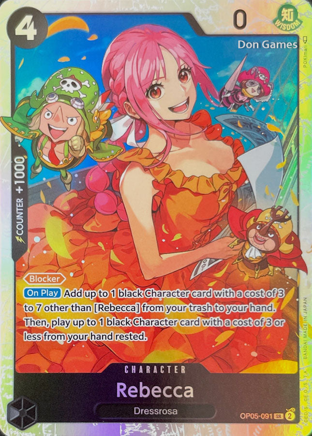 OP05-091 Rebecca Character Card – Don Games