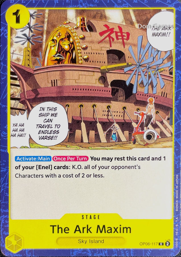 OP06-117 The Ark Maxim Stage Card – Don Games