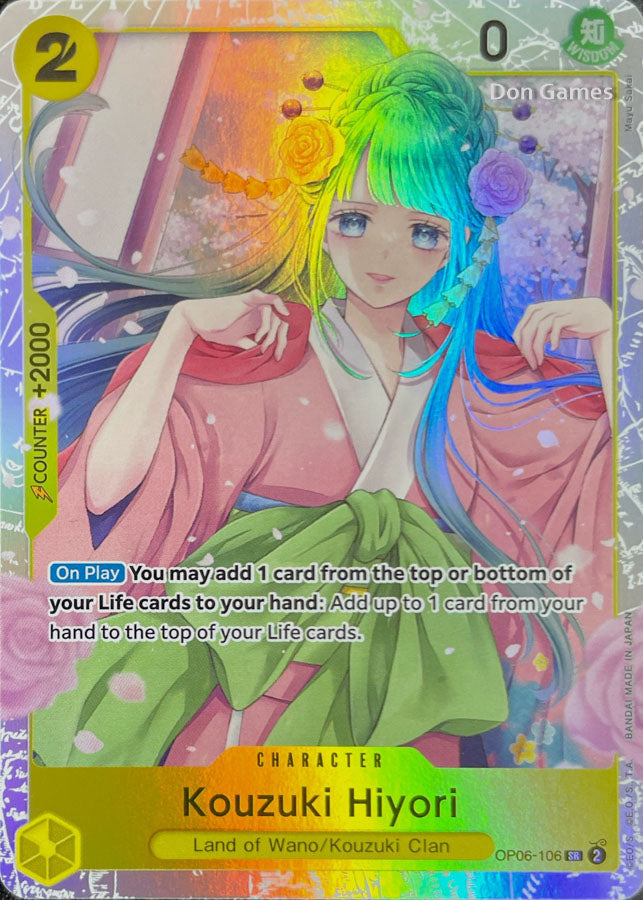 OP06-106 Kouzuki Hiyori Character Card – Don Games