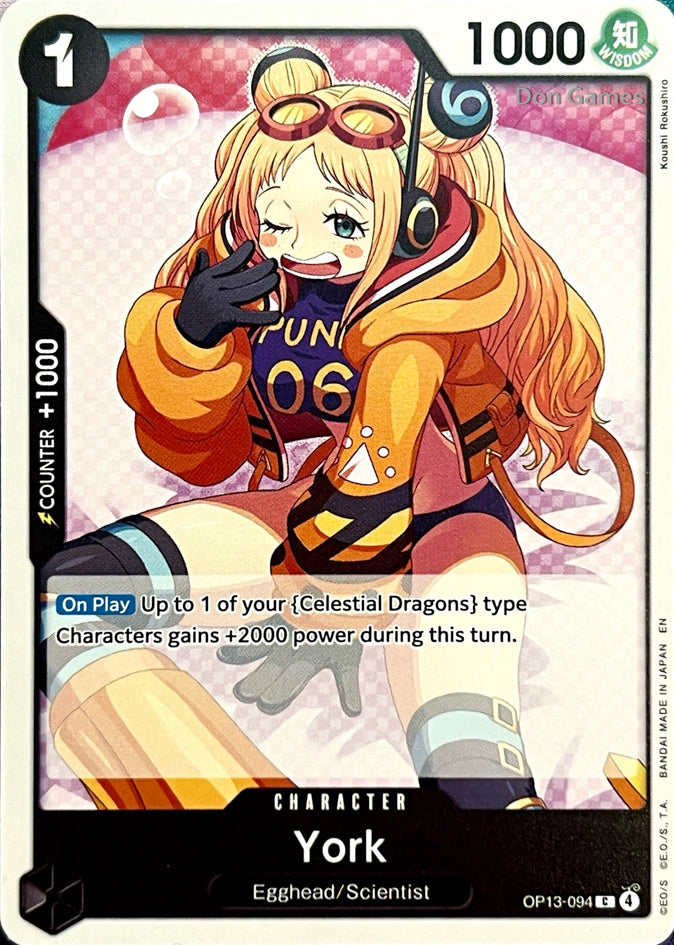 OP13-094 York Character Card – Don Games