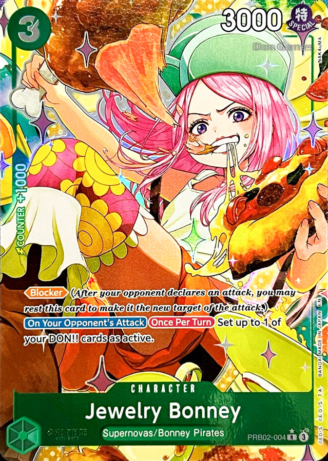 PRB02-004 Jewelry Bonney Character Card Alternate Art – Don Games