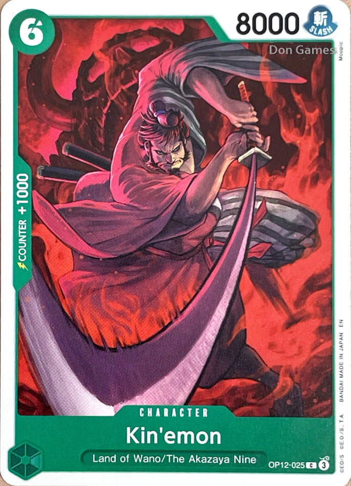 OP12-025 Kin'emon Character Card – Don Games