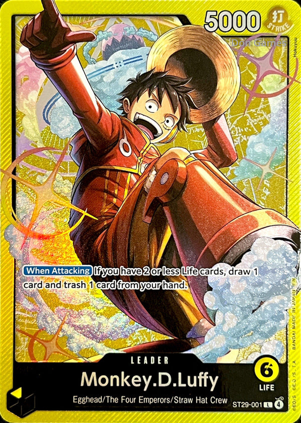 ST29-001 Monkey. D. Luffy Leader Card – Don Games