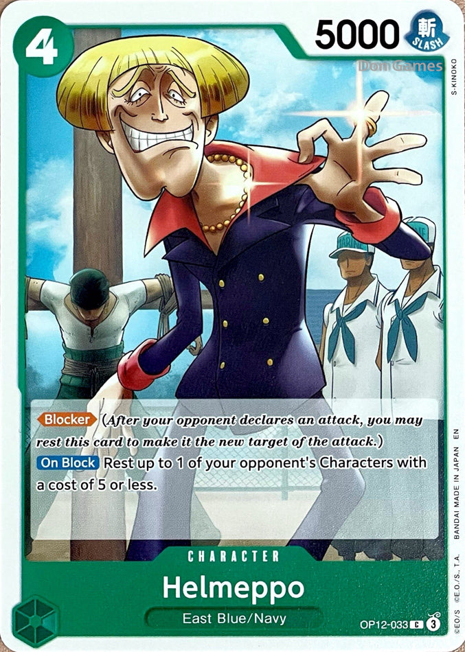 OP12-033 Helmeppo Character Card – Don Games
