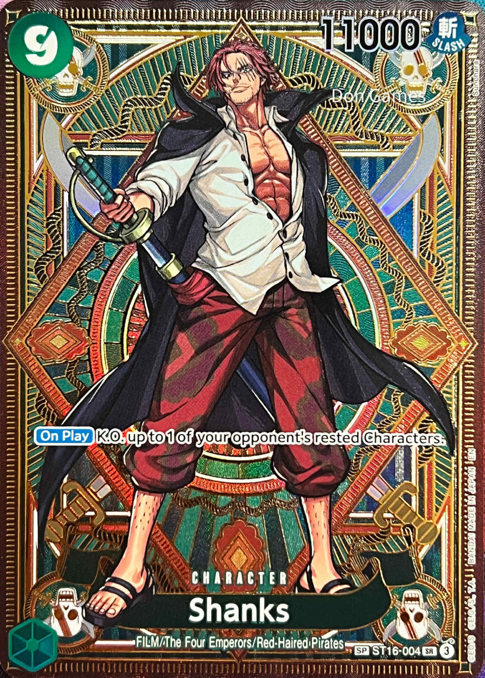 ST16-004 Shanks Character Card Special Alternate Art – Don Games
