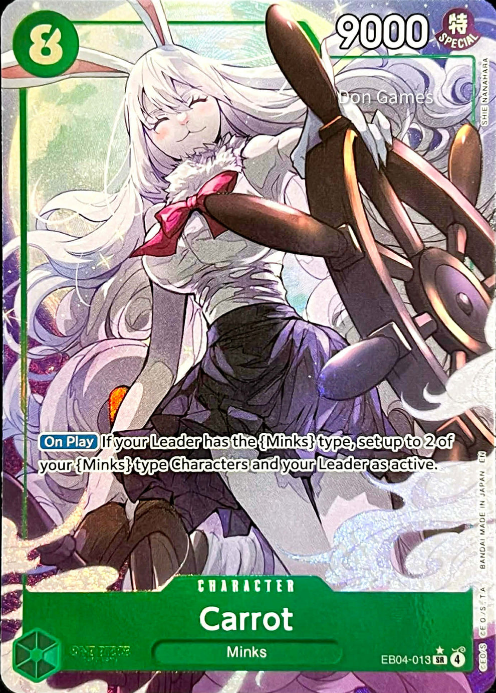 EB04-013 Carrot Character Card Alternate Art – Don Games