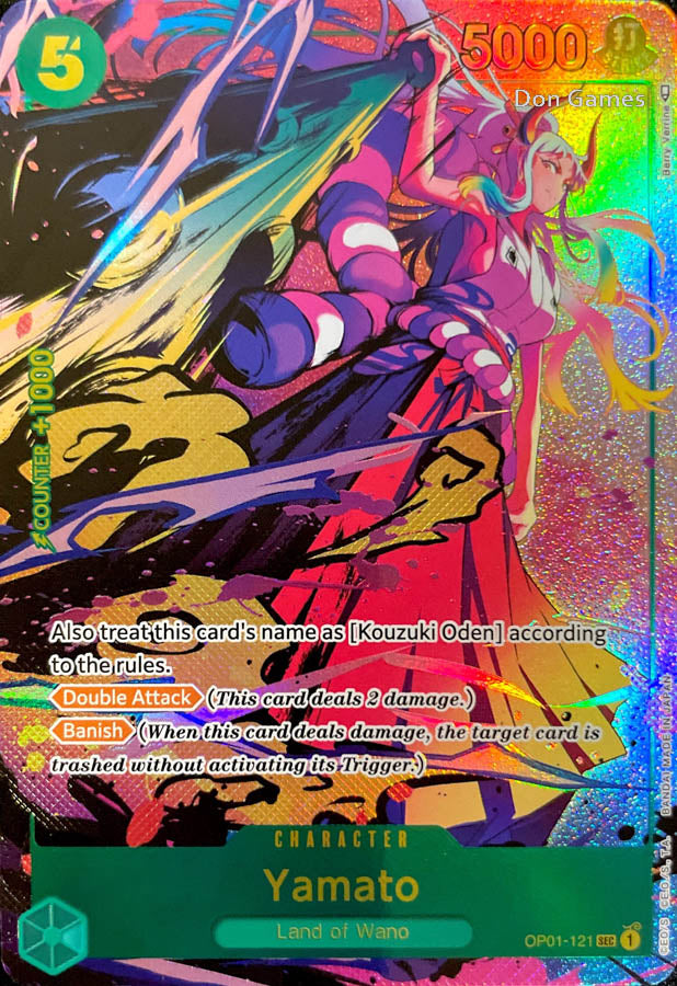 OP01-121 Yamato Character Card Alternate Art – Don Games