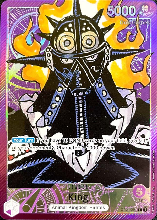 OP01-091 King Leader Card Alternate Art – Don Games