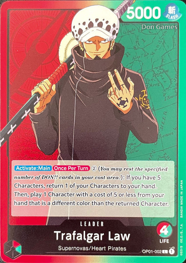 OP01-002 Trafalgar Law Leader Card – Don Games